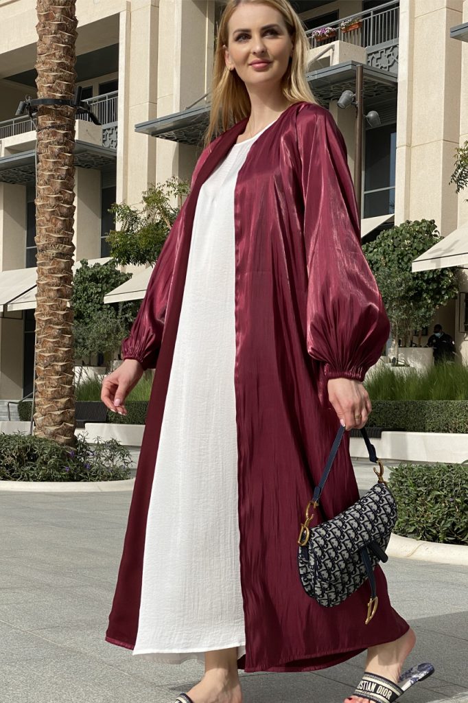 Shimmer Full Set Abaya - Heracloset Online