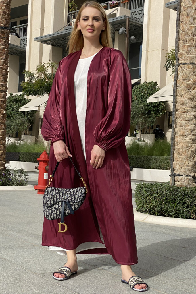 Shimmer Full Set Abaya - Heracloset Online