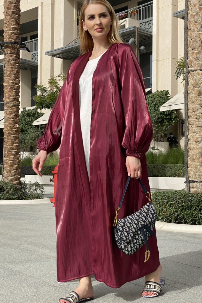 Shimmer Full Set Abaya - Heracloset Online