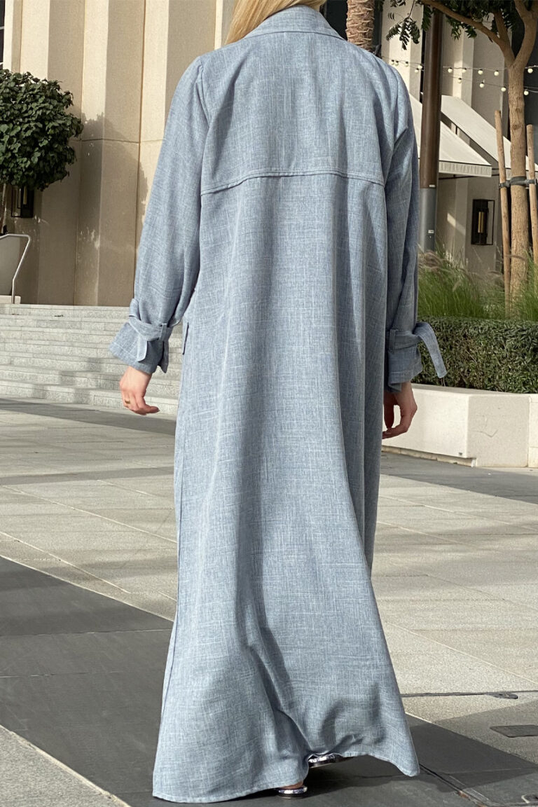 Coat Style Abaya Set - Heracloset Online