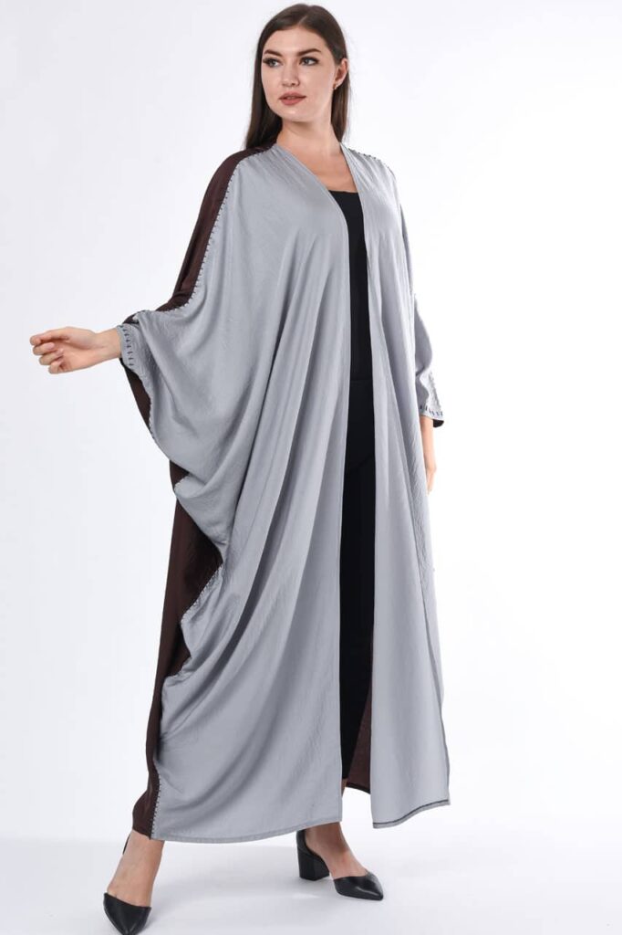 Two Colour Abaya - Heracloset Online