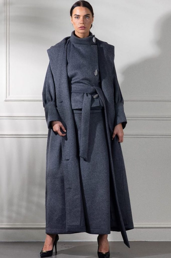 Winter Modest Outfits Coat & inner top and pants. - Heracloset Online